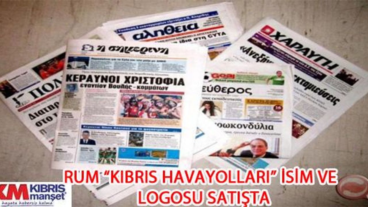 Rum “Kıbrıs Havayolları” İsim Ve Logosu Satışta - Kıbrıs Manşet ...